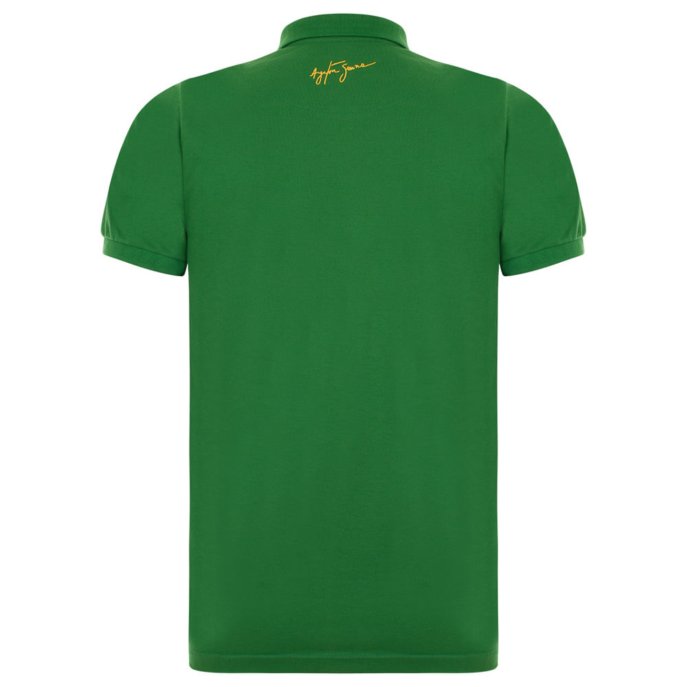 Camisa Polo Assinatura Ayrton Senna - Senna Shop